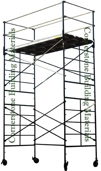 5'W x 10'L x 14'2"H Scaffold Rolling Tower (5X10X14-2SL/DL) – CBM Scaffold