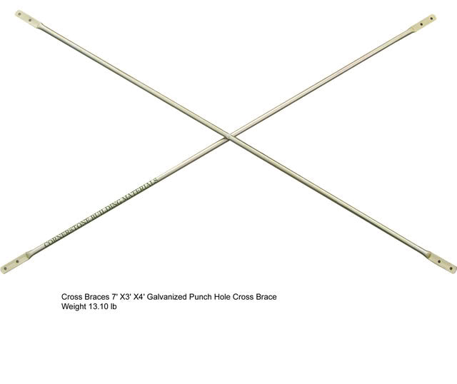 Two Punched Hole Style Cross Brace (CBDBP) – CBM Scaffold